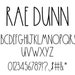 Skinny Font SVG, PNG, TTF, Rae Dunn Font, Farmhouse Font, Font for ...