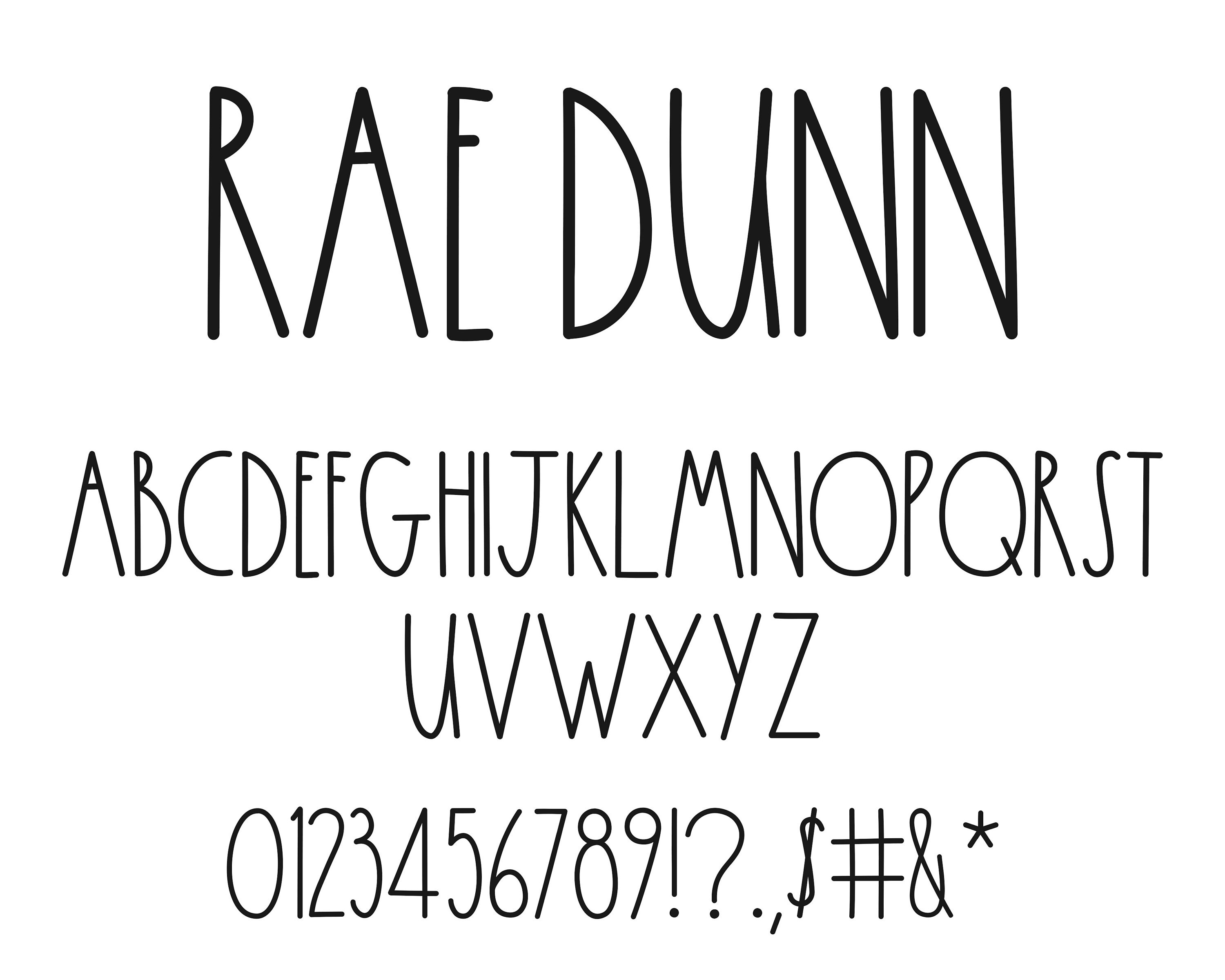 Skinny Font SVG PNG TTF Rae Dunn Font Farmhouse Font Font - Etsy Canada