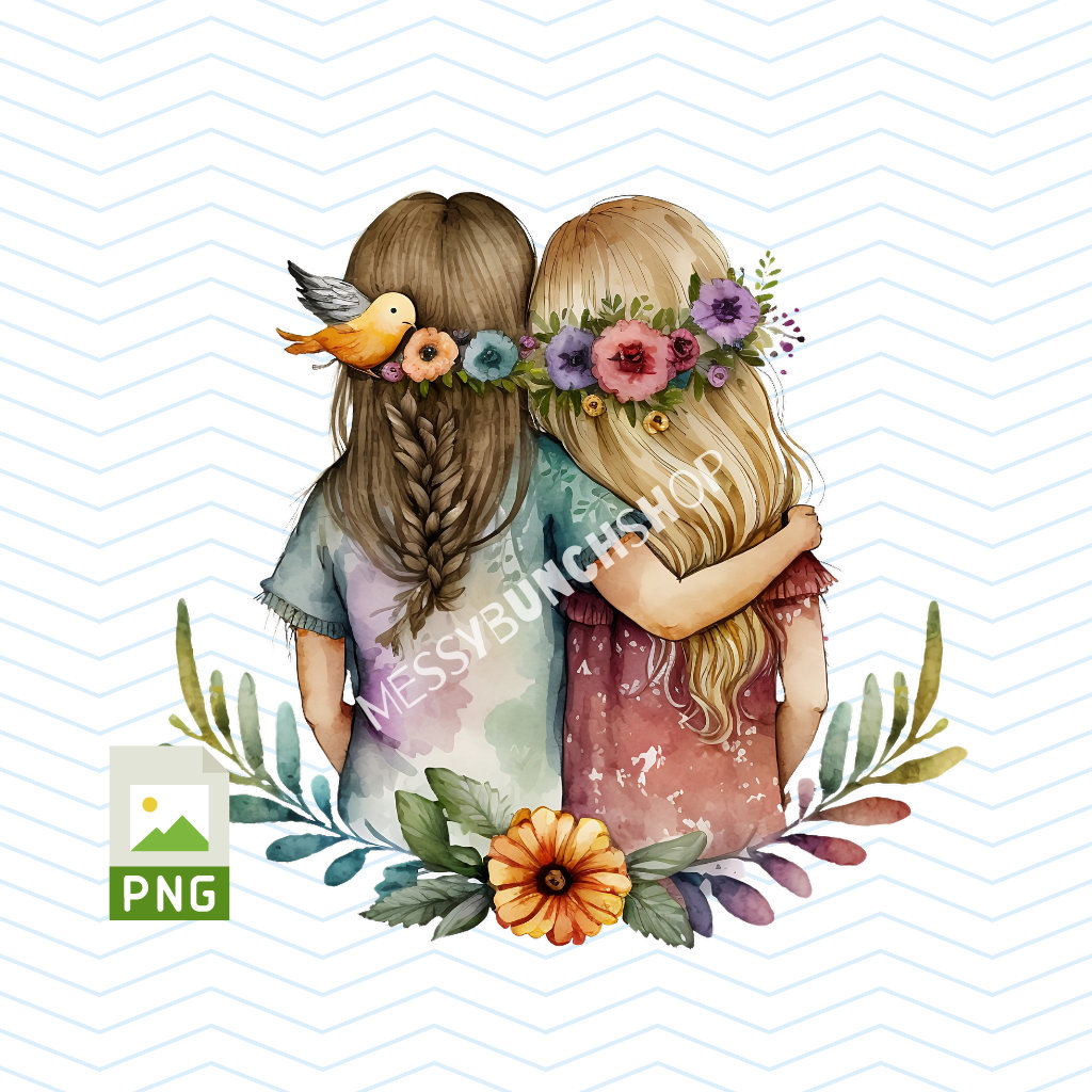 Best Friend Clipart Best Friend PNG Best Friend Gift Gift - Etsy UK