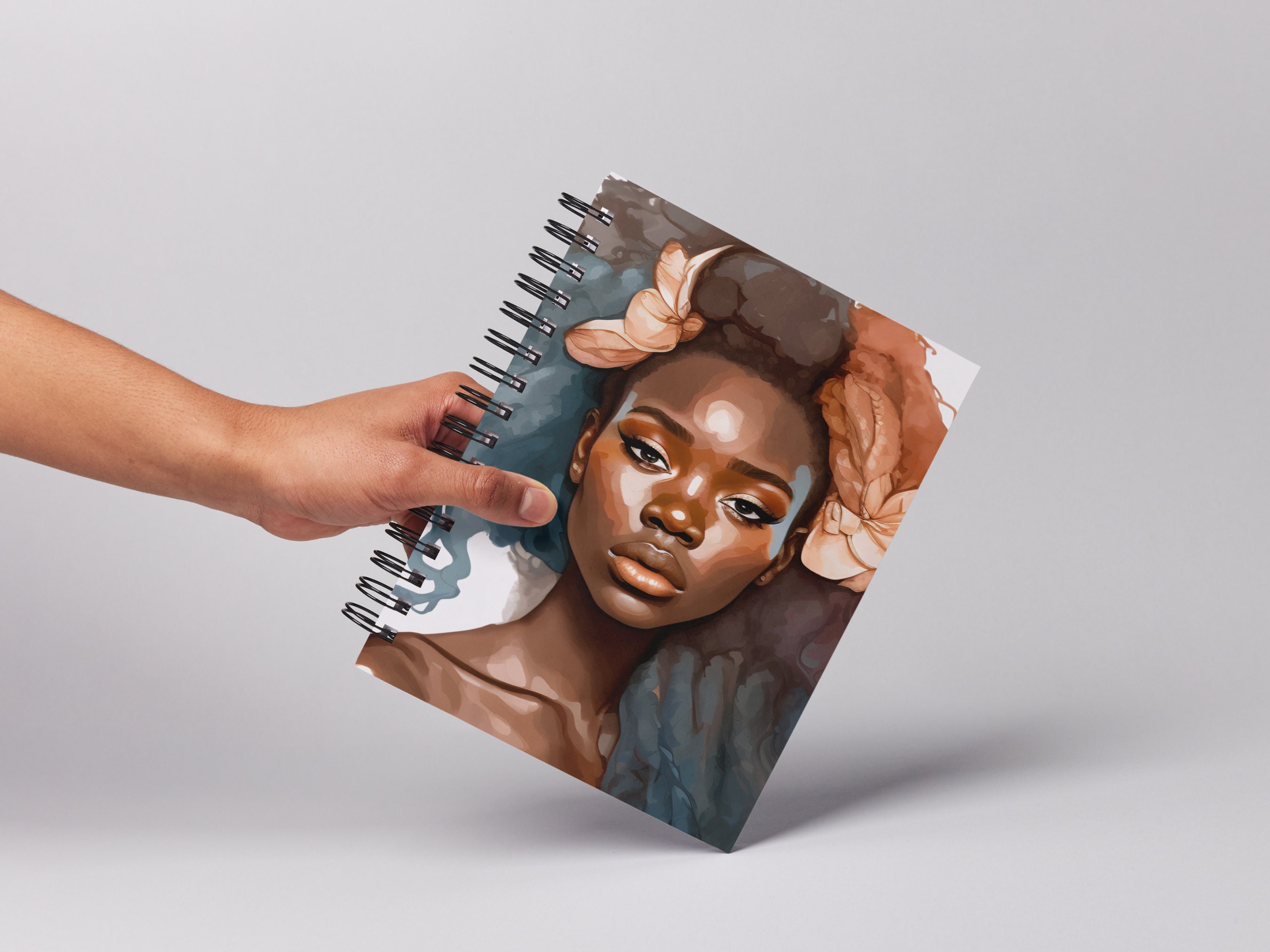 Blackgirl Clipart Watercolor PNG Set Black Girl Png Black Queen Png for ...