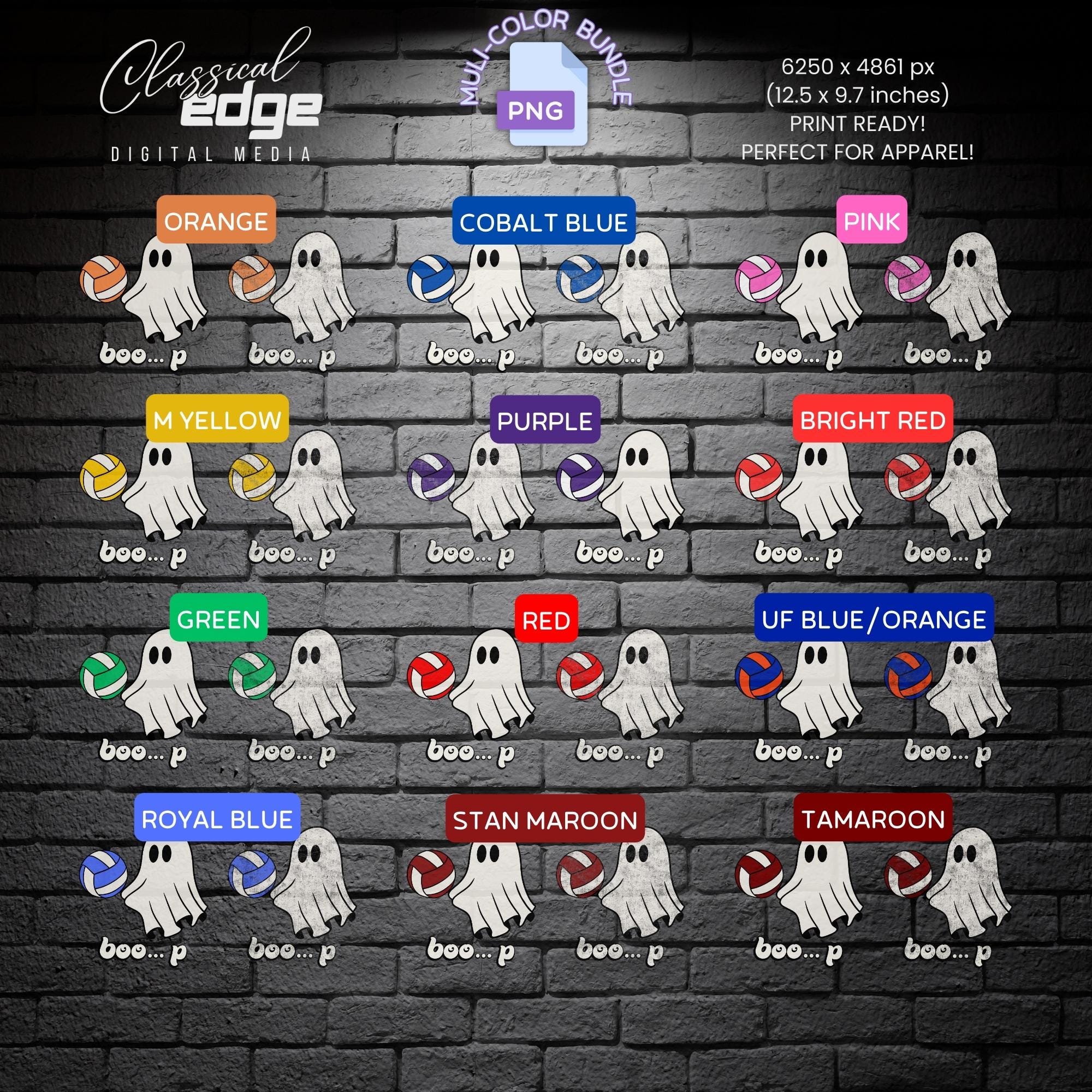 BOOP Ghost Volleyball Graphic - PNG File - Etsy