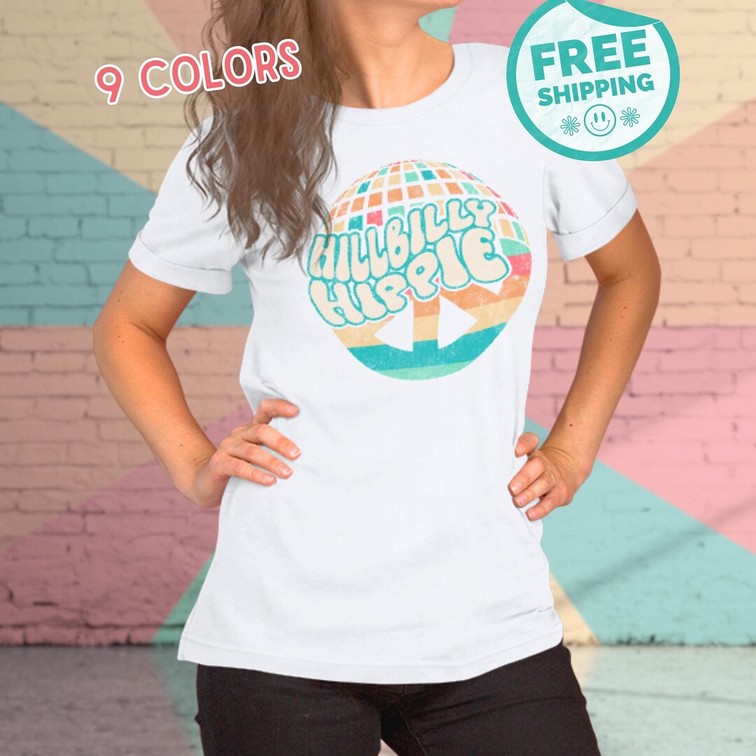 Hillbilly Hippie Shirt - Adult Sizes - Etsy