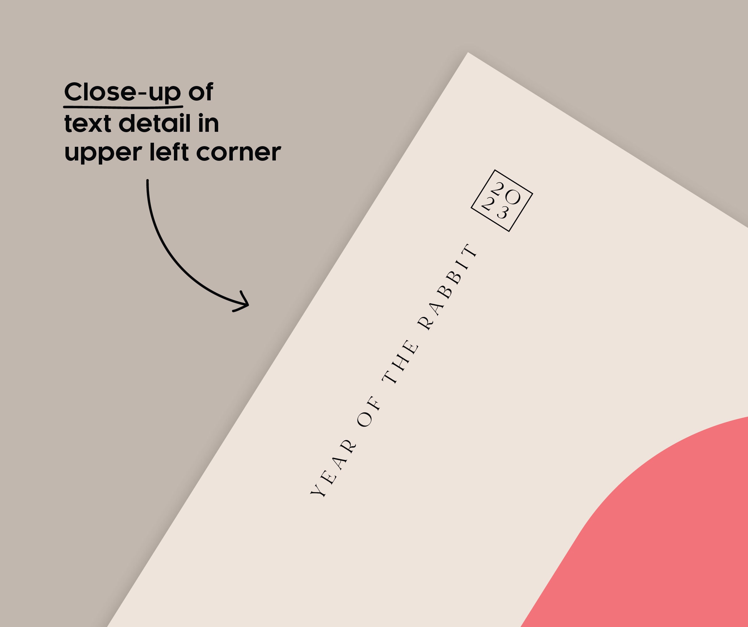 Year of the Rabbit 2023 Poster Modern Geometric Rabbit Wall - Etsy Canada