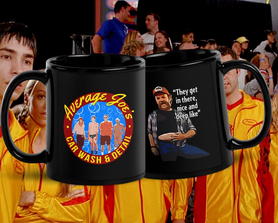 Dodgeball Mug, Average Joe's Gym, Funny Coffee Mug, Car Wash, Fan Art ...