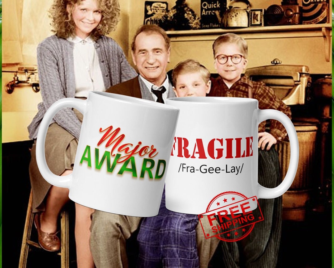 Christmas Story Mug, Major Award, FRAGILE, Funny Coffee Mug, Fan Art - Etsy