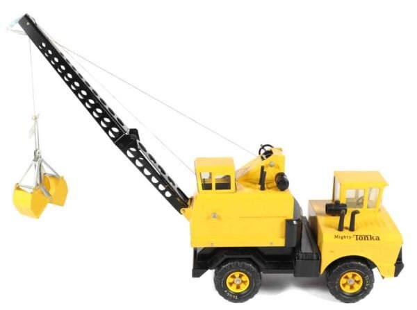 Mighty Tonka Crane 1970's Pressed Steel Toy Part Crane Rubber Exhaust ...
