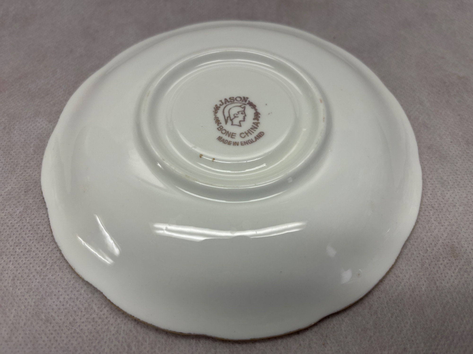 Jason Bone China England Orphaned Saucer for Teacup Purple - Etsy