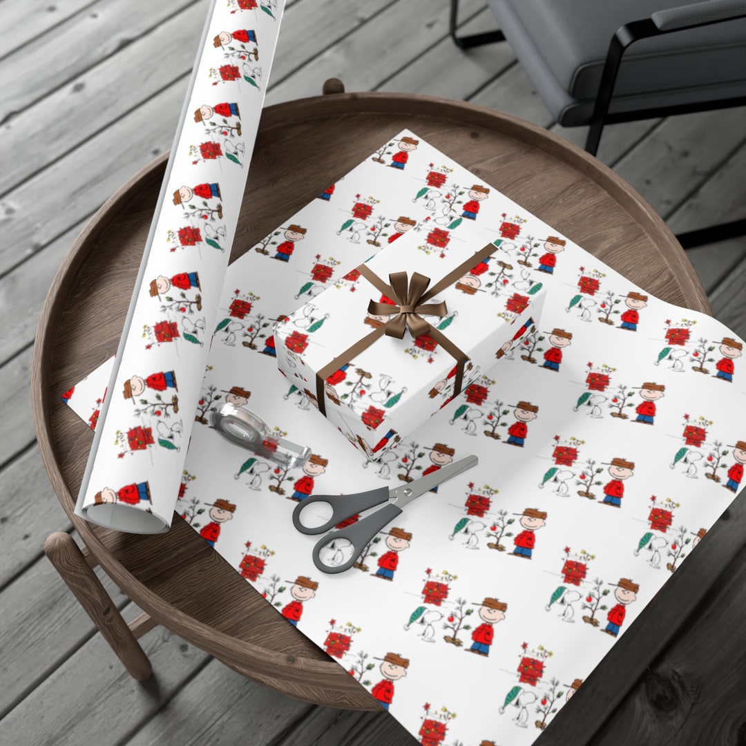 Snoopy & Charlie Brown Gift Wrap Papers - Etsy