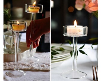 Tall Tea Light Candle Holder - Etsy UK