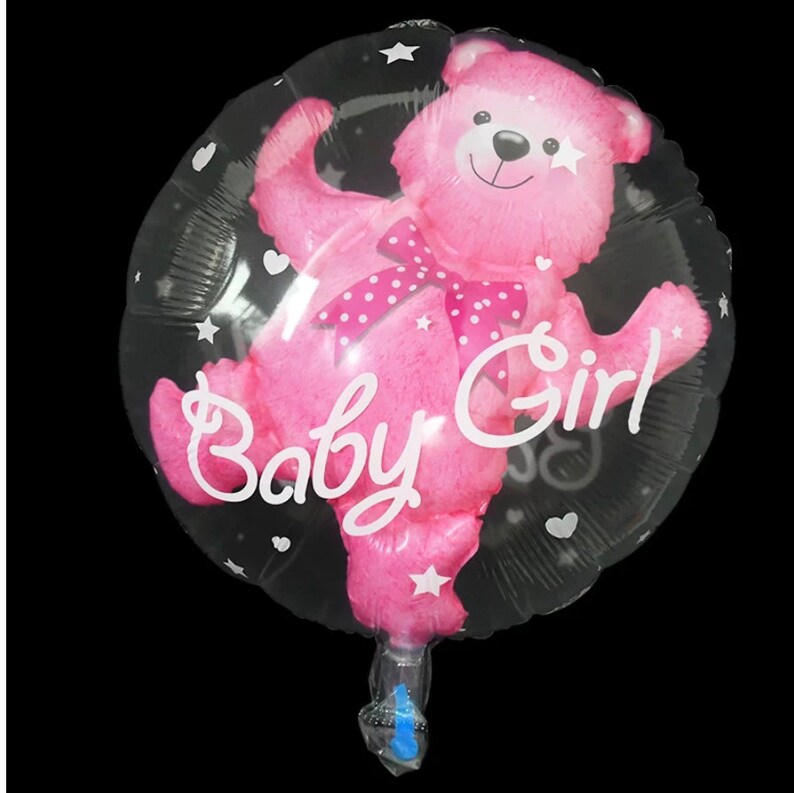 4D Transparent Baby Shower Boy or Girl Bear Bubble Ball! - Etsy