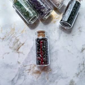 Crystal Chip Jar | Gemstone Chips, 10ml Mini Bottle - Etsy