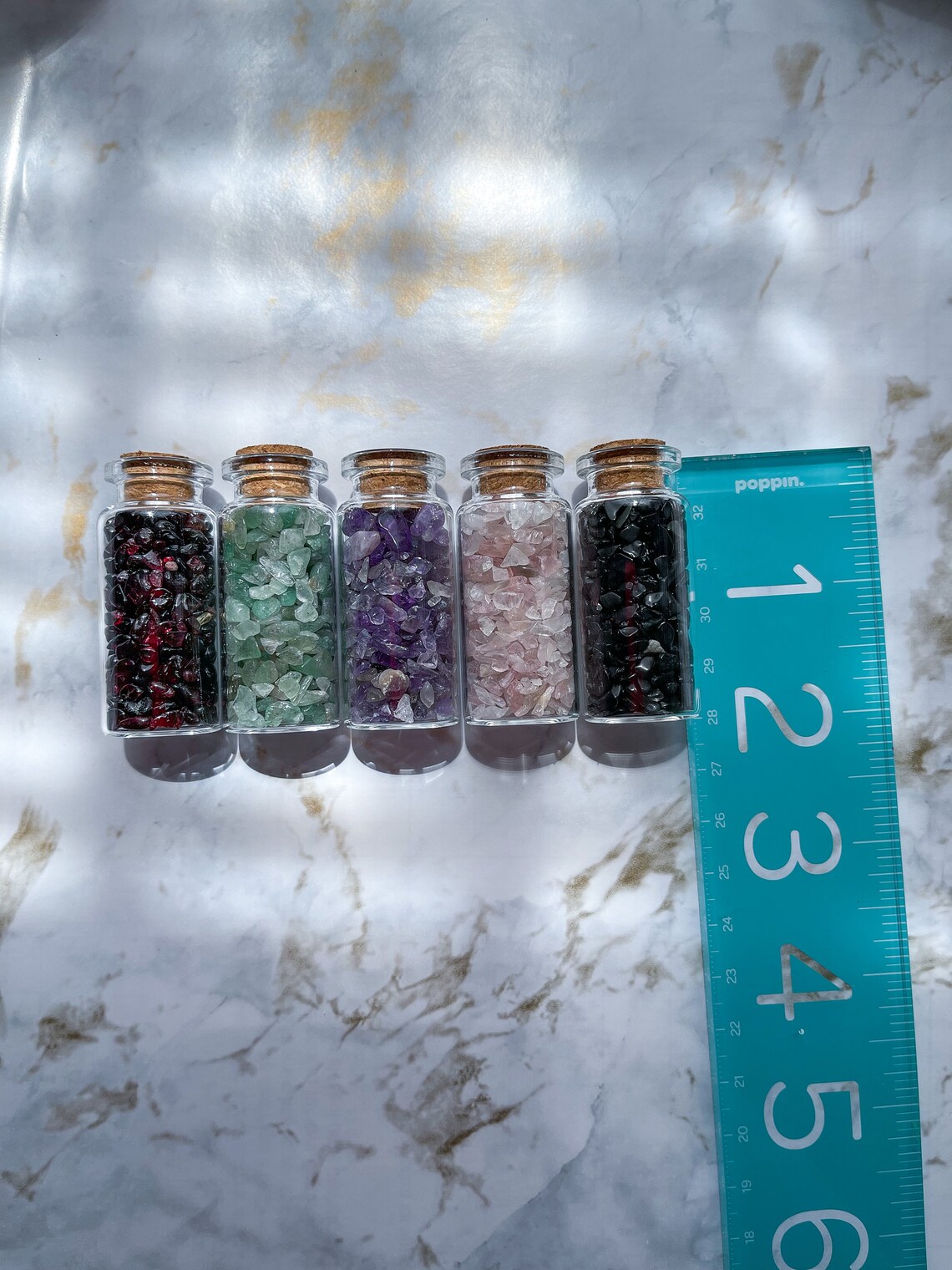 Crystal Chip Jar | Gemstone Chips, 10ml Mini Bottle - Etsy