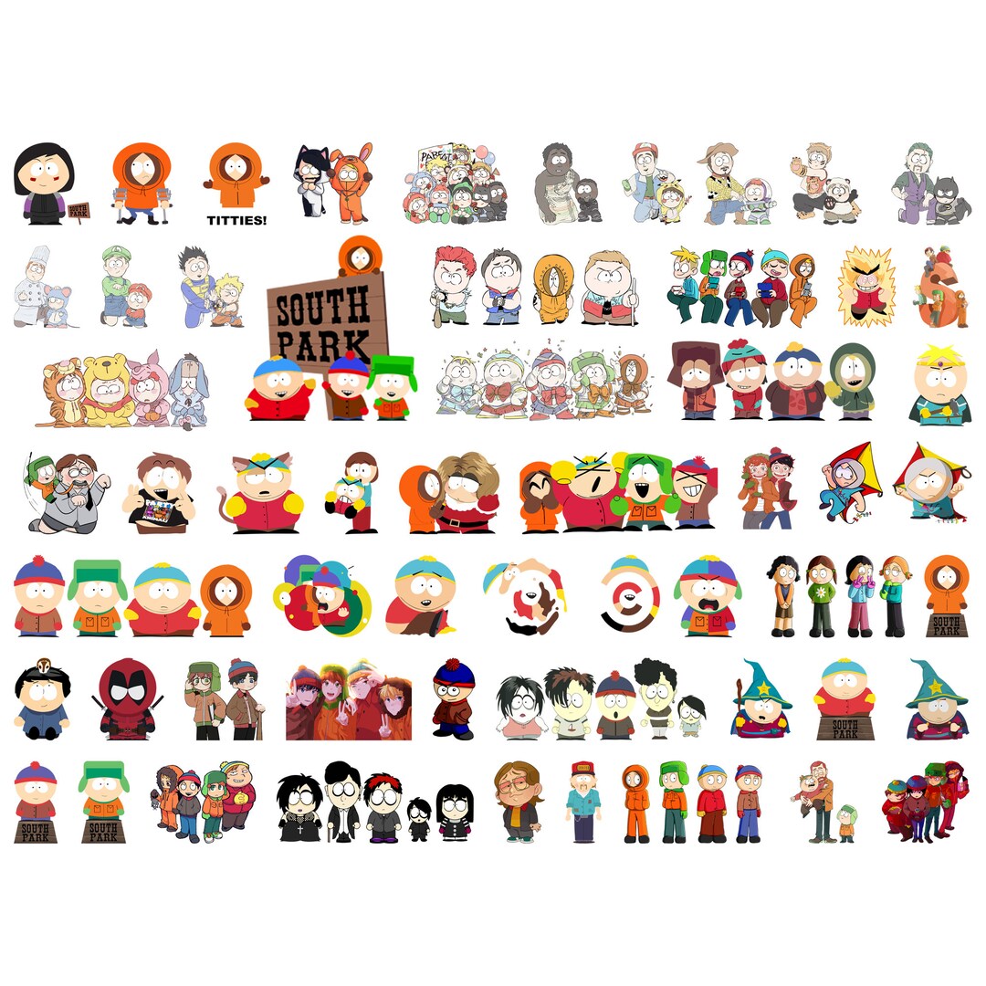 Southpark Svg Layered Bundle Sticker Cartoon Image - Etsy