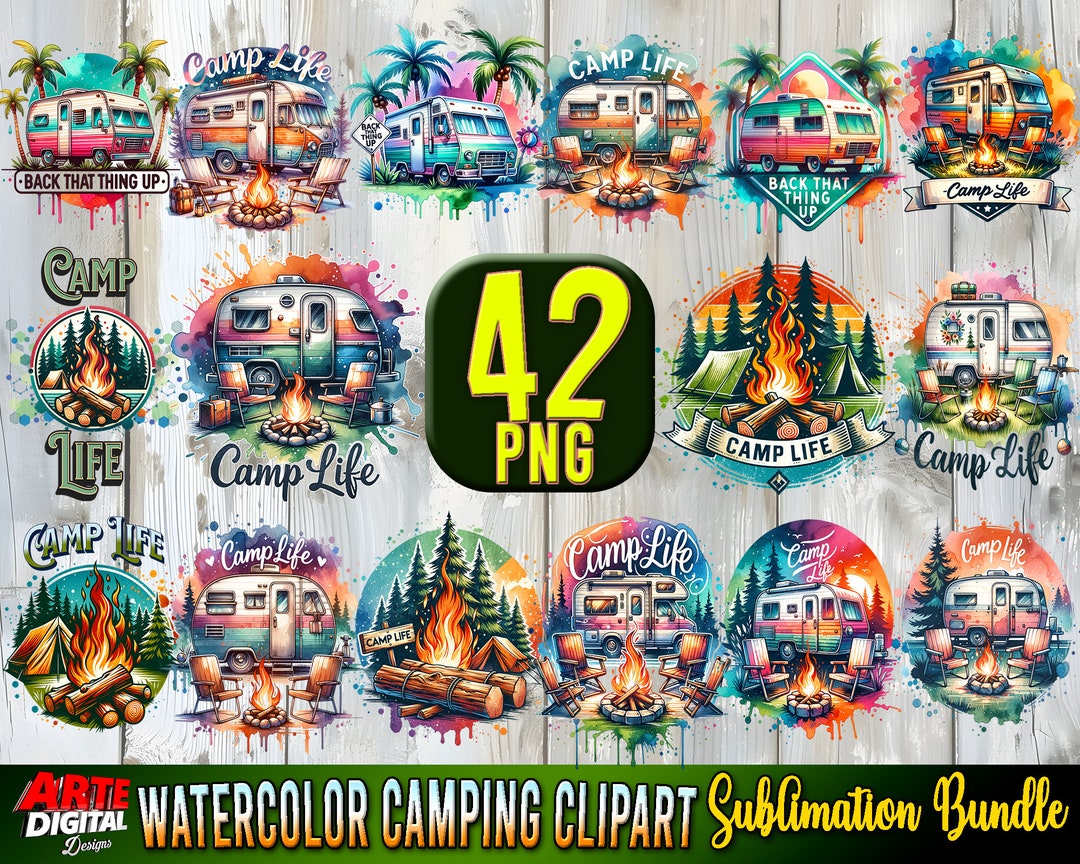 Camping Bundle Png, Peace Love Camping Png, Camp Life, Camping Life ...