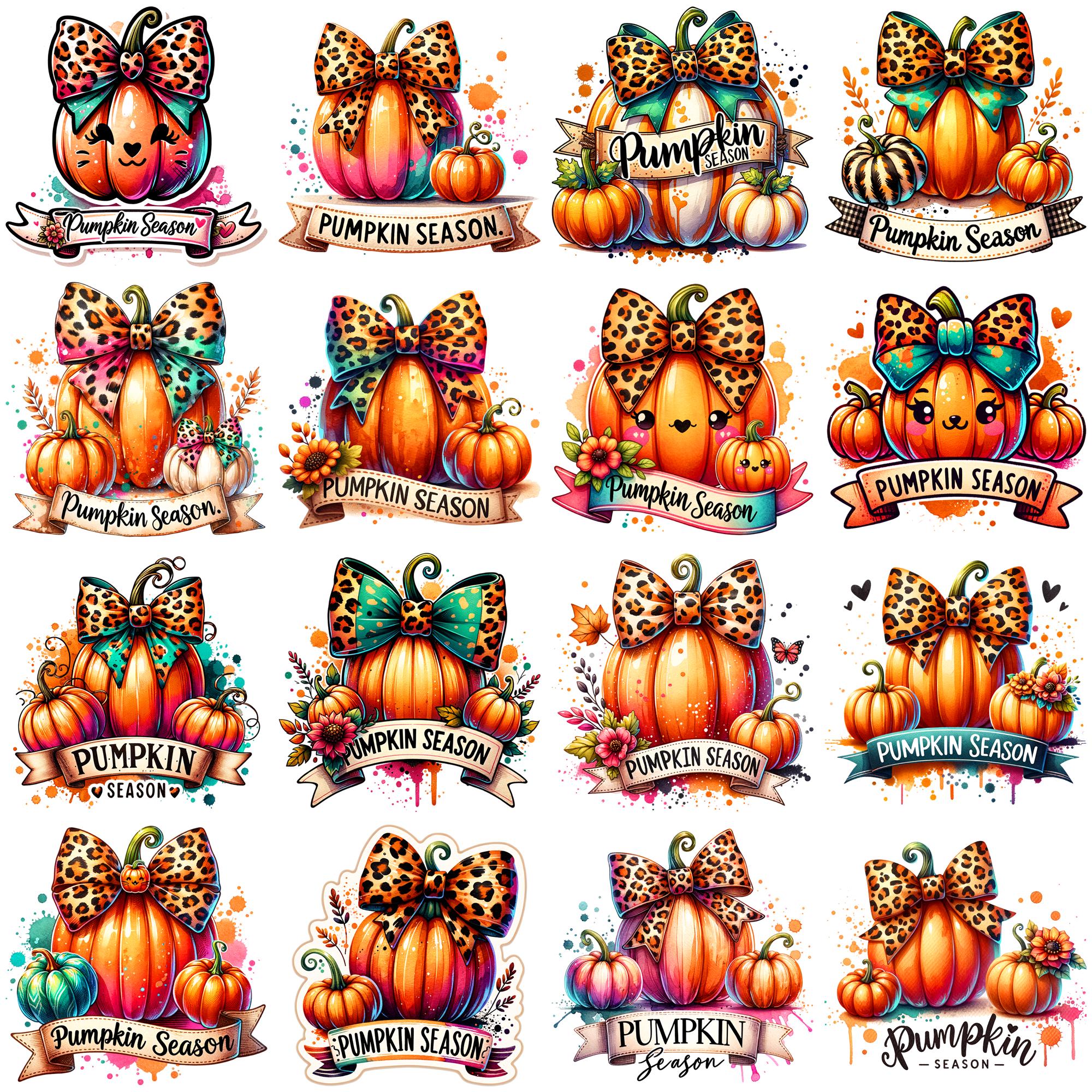 Retro Fall Png Bundle, Fall Png, Fall Shirt Png, Pumpkin Season Png ...