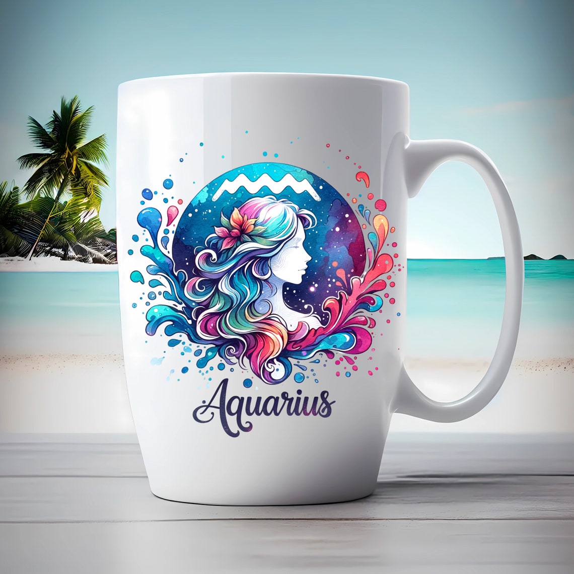 Zodiac Bundle PNG Sublimation Horoscope Design Rainbow Fantasy Galaxy ...