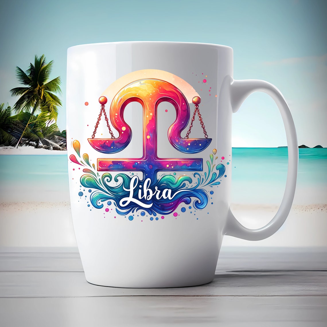 Zodiac Bundle PNG Sublimation Horoscope Design Rainbow Fantasy Galaxy ...