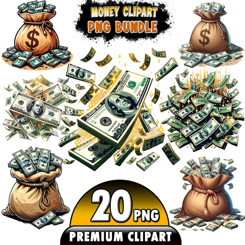 Raining Money Png, Banded Money, Seamless Money Png, Clean Money Png ...