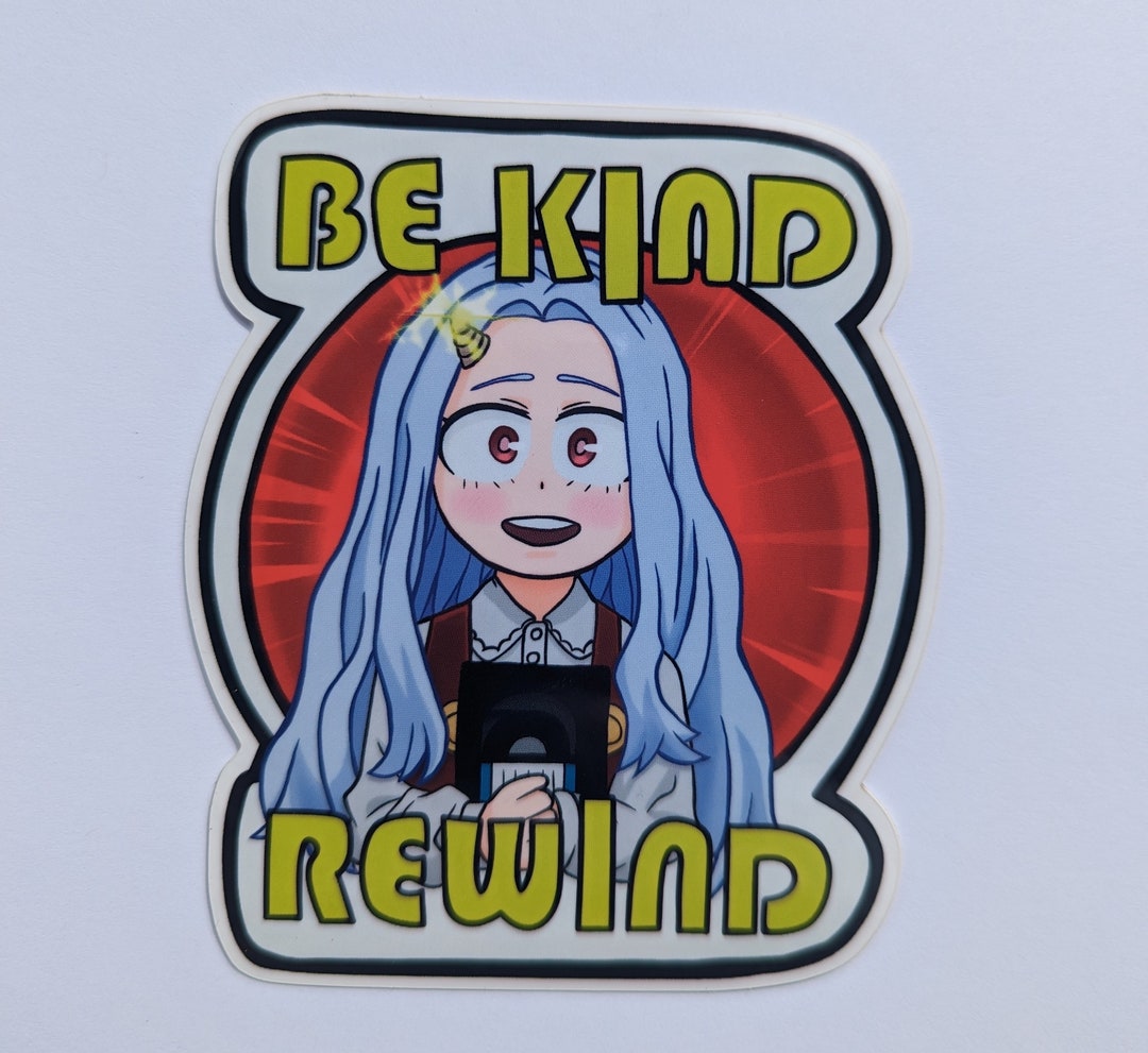 Eri Be Kind Rewind Anime Sticker - Etsy