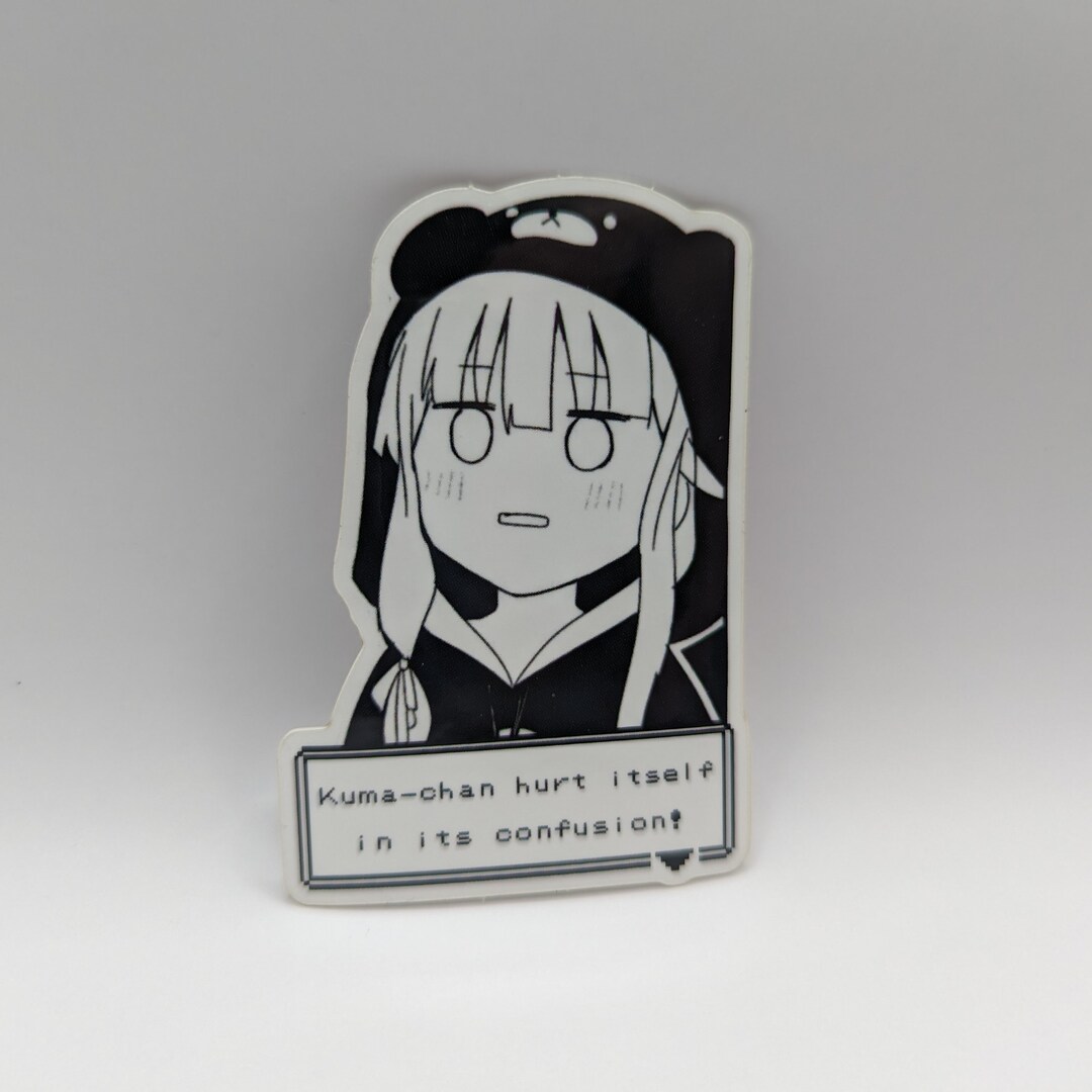 Bear Chan | Confusion | Anime Sticker - Etsy