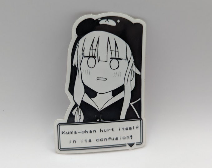 Bear Chan | Confusion | Anime Sticker - Etsy