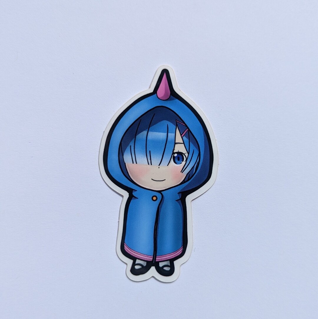 Rem | Horn Cloak | Anime Sticker - Etsy