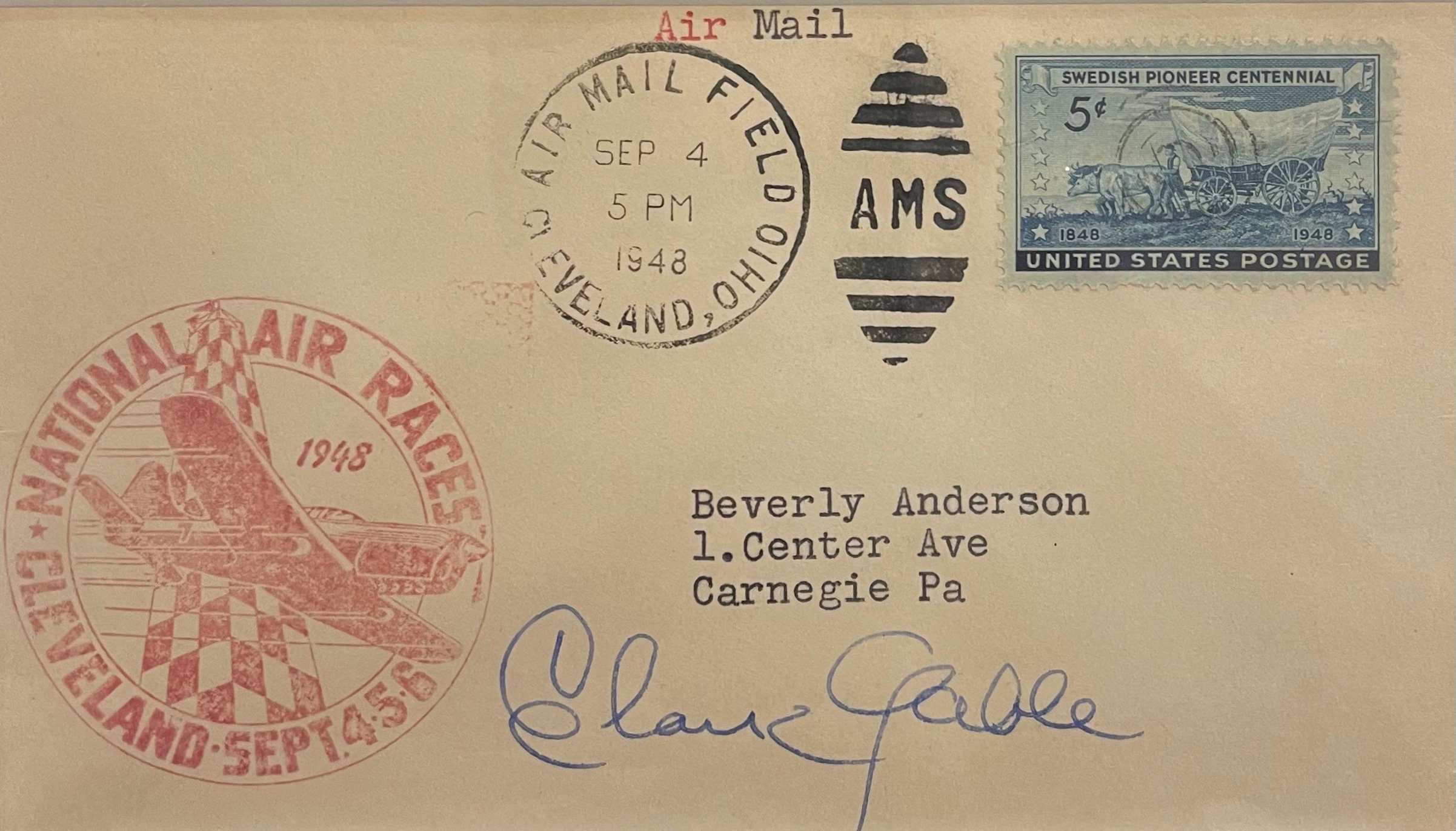 Clark Gable Autograph, a Very Unique Piece of Memorabilia, Signed by ...