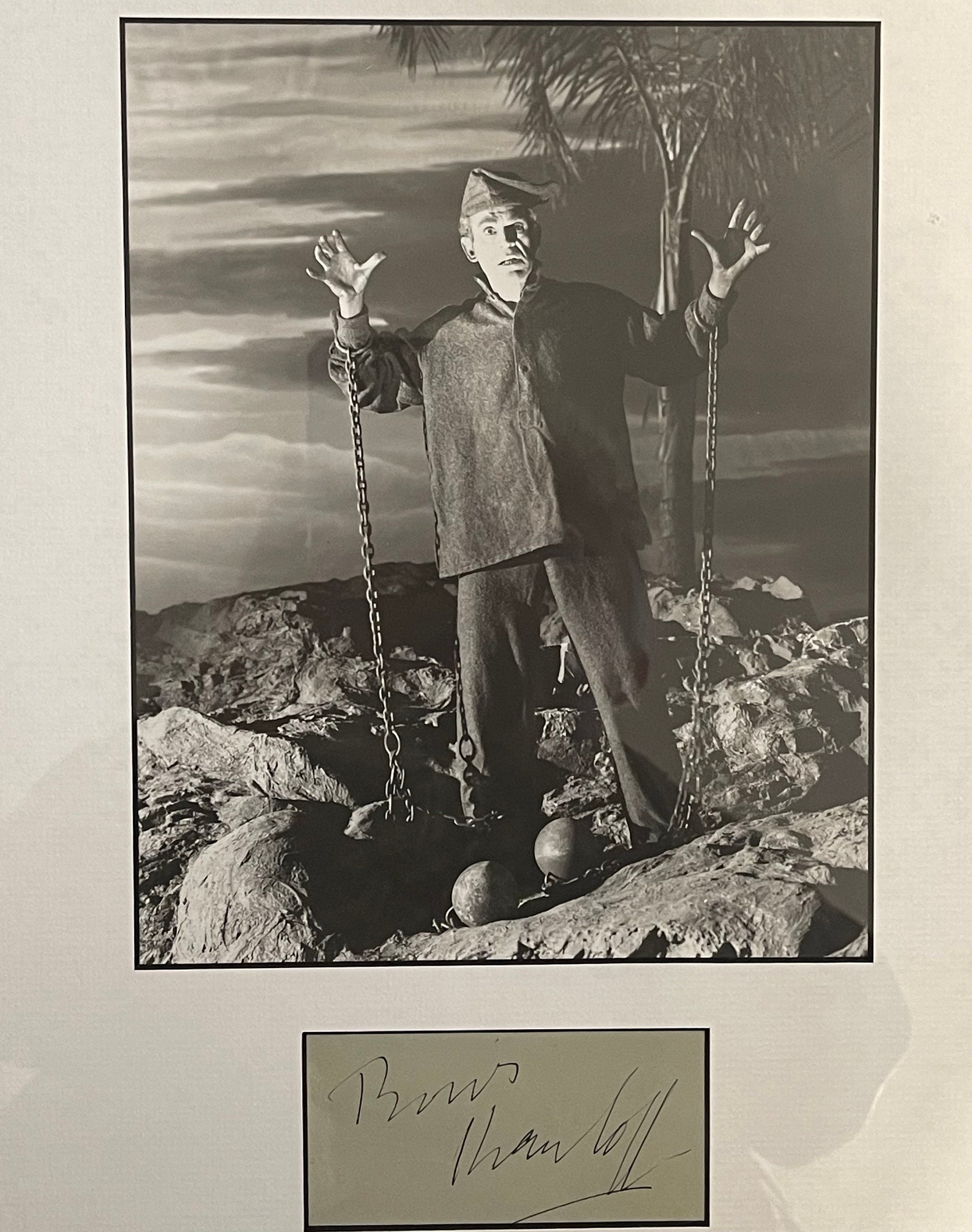 Boris Karloff Autograph - Etsy