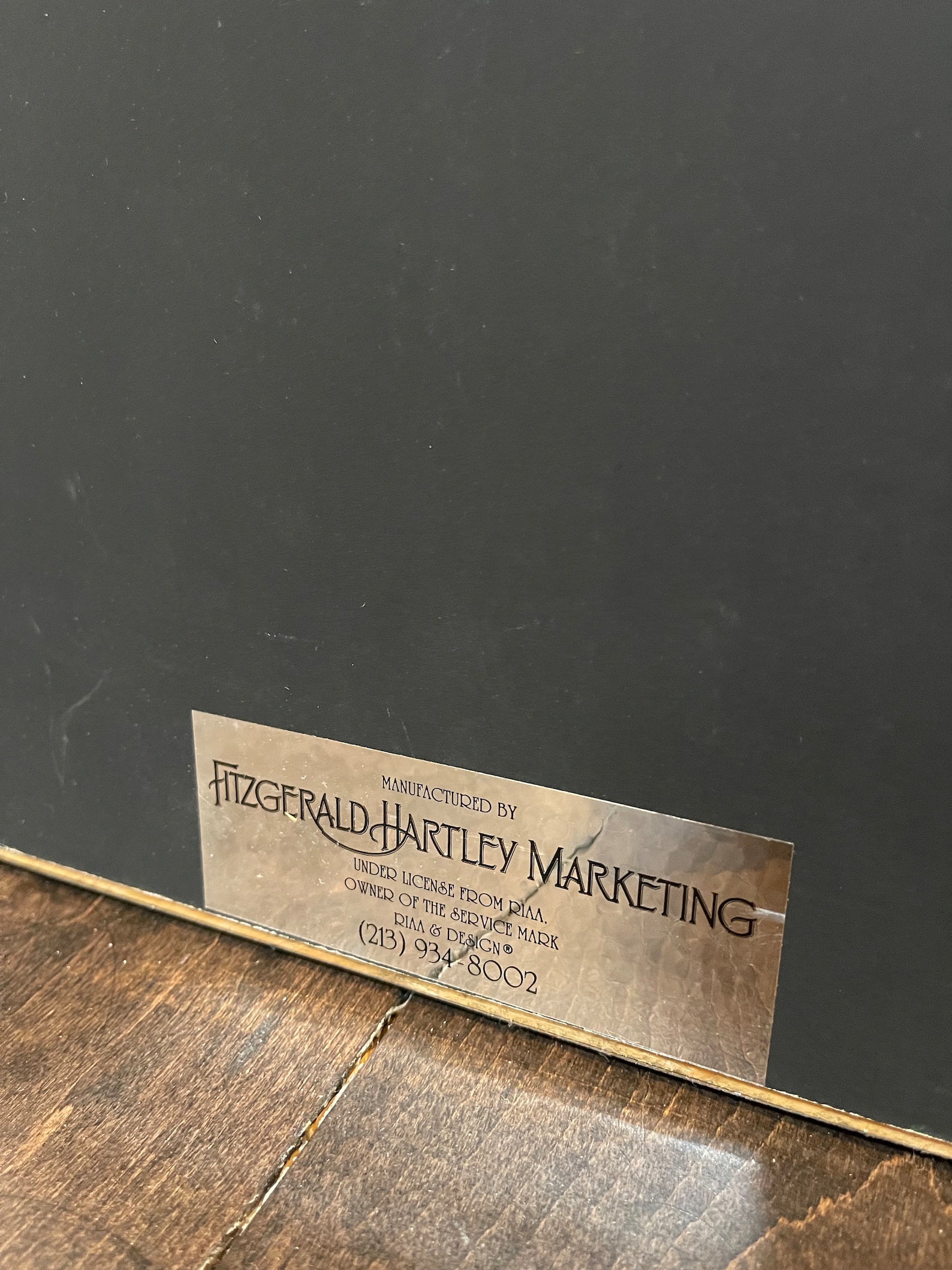 Prince Signed Album Cover. HUGE Clear Autograph. AND Prince Gold Record ...