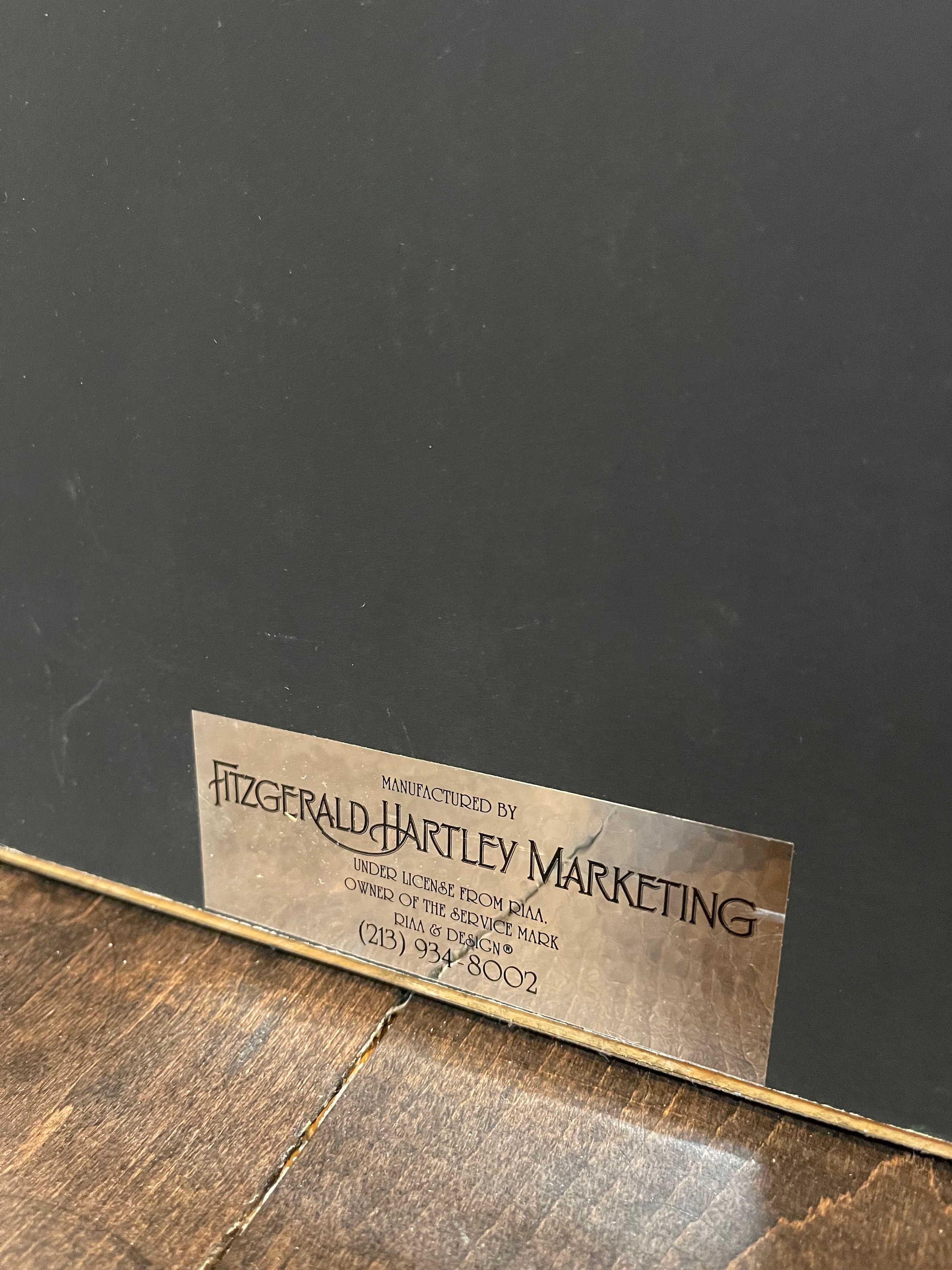 Prince Signed Album Cover. HUGE Clear Autograph. AND Prince Gold Record ...