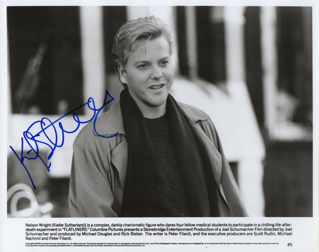 Keifer Sutherland Autographed Photo - Etsy