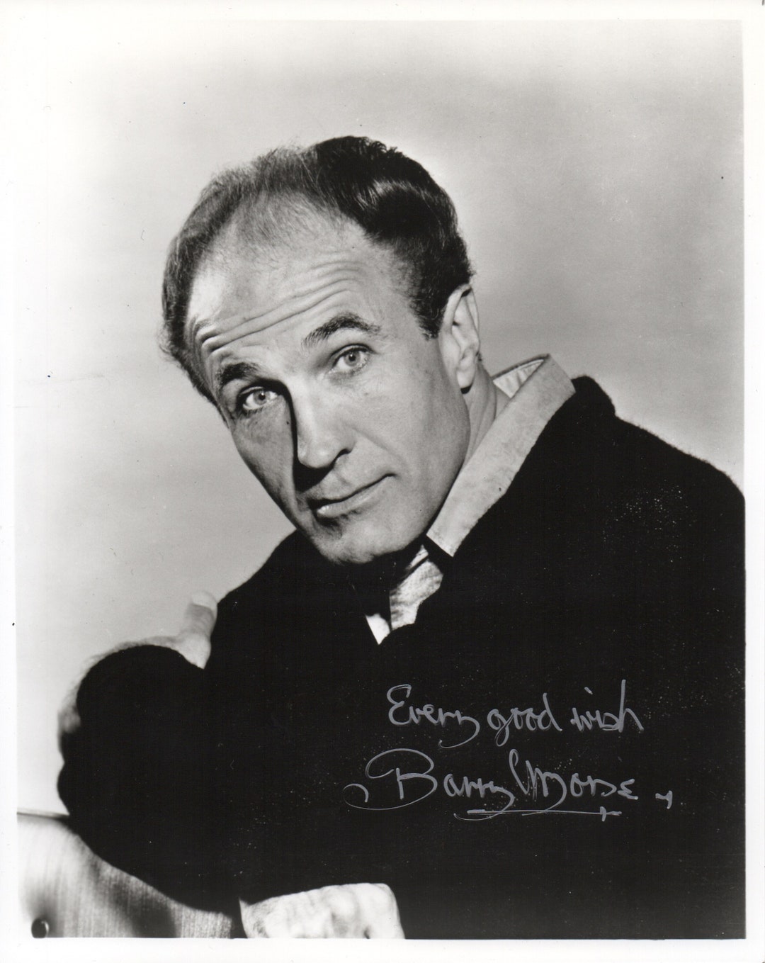 Barry Morse Autographed Photo star of TV Series the Fugitive and Space 1999 - Etsy