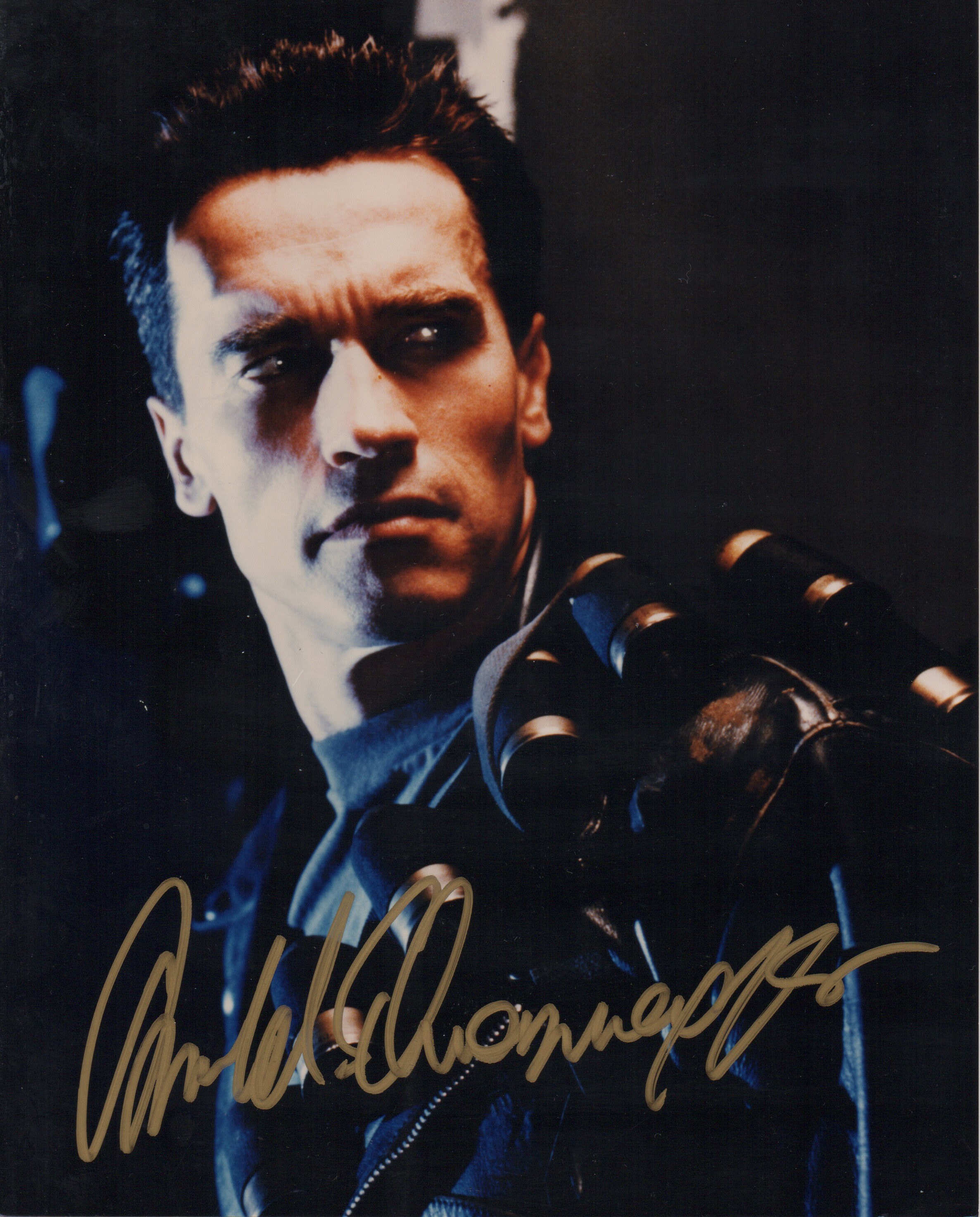 Arnold Schwarzenegger Signed Autographed "terminator" 8x10 B/w Photo - Etsy