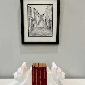 Pen and Ink Architectural Drawings ,rue Du Bon-puits , 1800s Paris ...