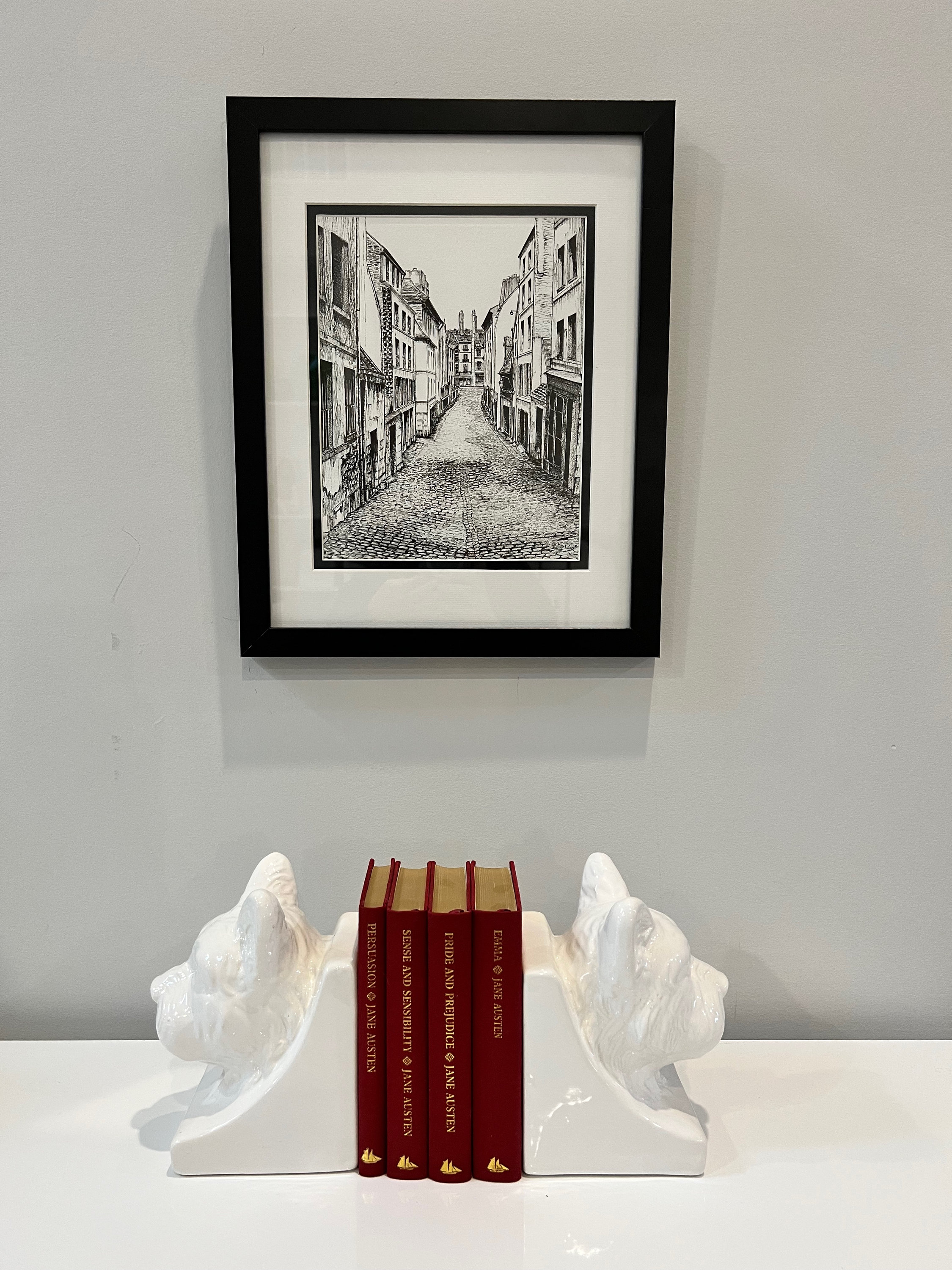 Pen and Ink Architectural Drawings ,rue Du Bon-puits , 1800s Paris ...