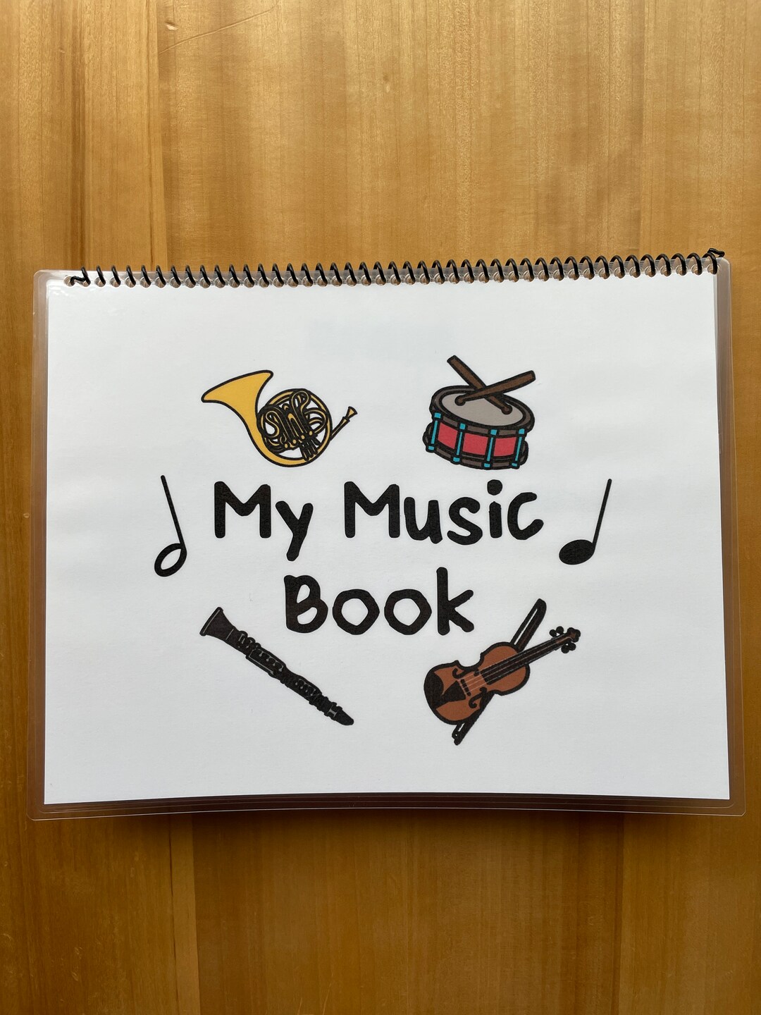 My Music Book - Activity Book - Etsy