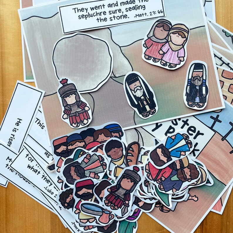 Holy Week Coloring, Story Book, Games, and Activities - Etsy