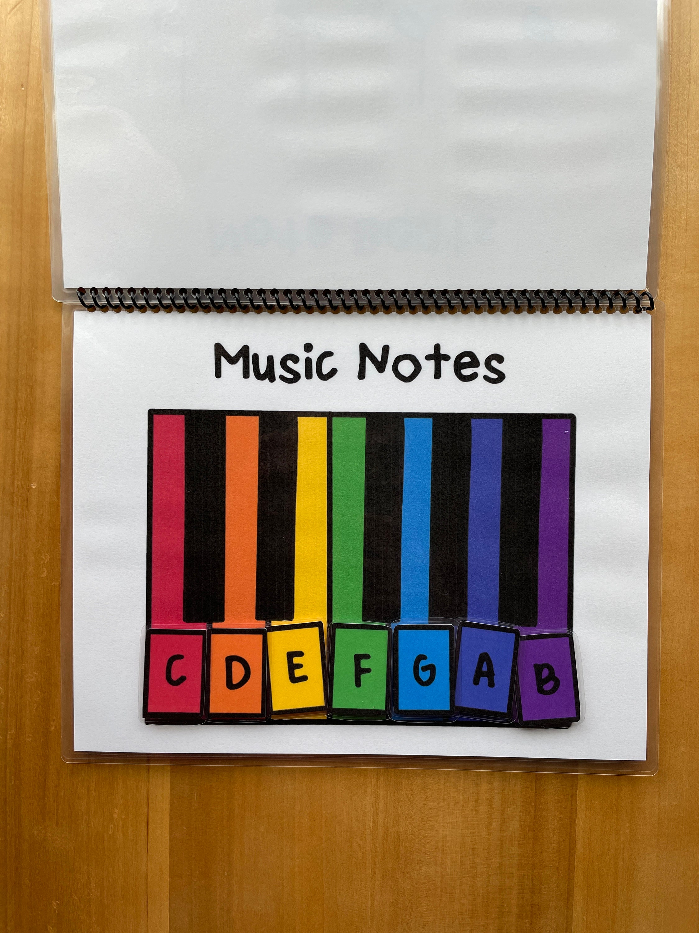 My Music Book - Activity Book - Etsy