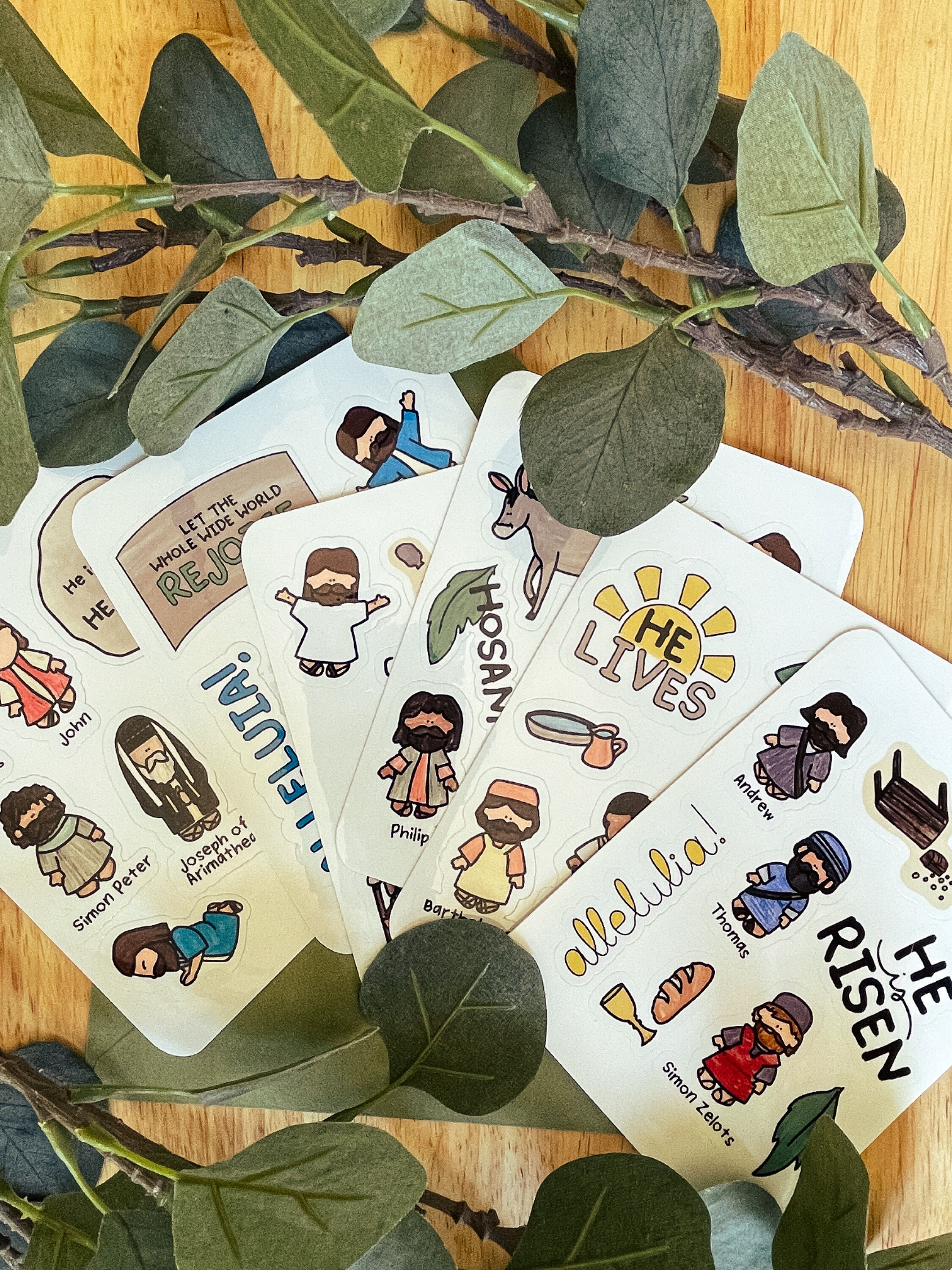 Christian Easter Stickers - Etsy