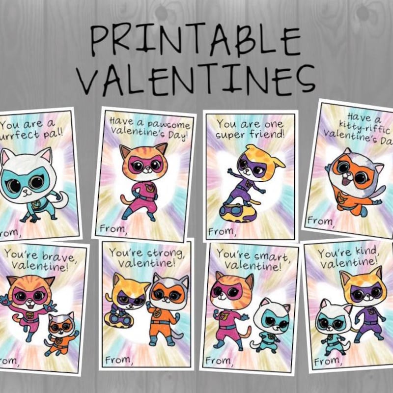 Super Kitties Svg - Etsy