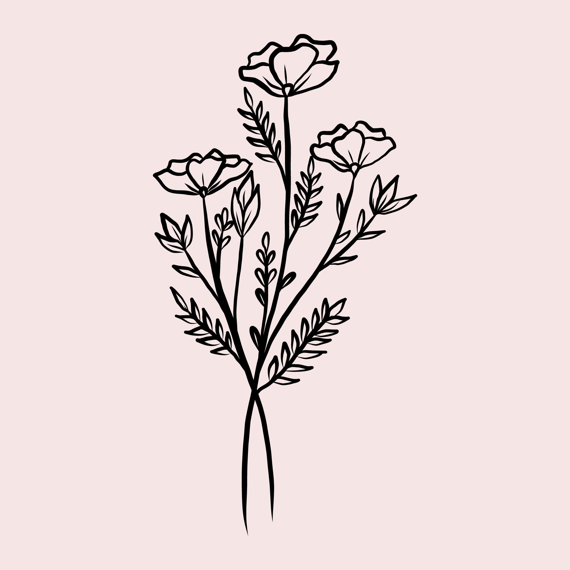 Flower Prints Bundle - Etsy