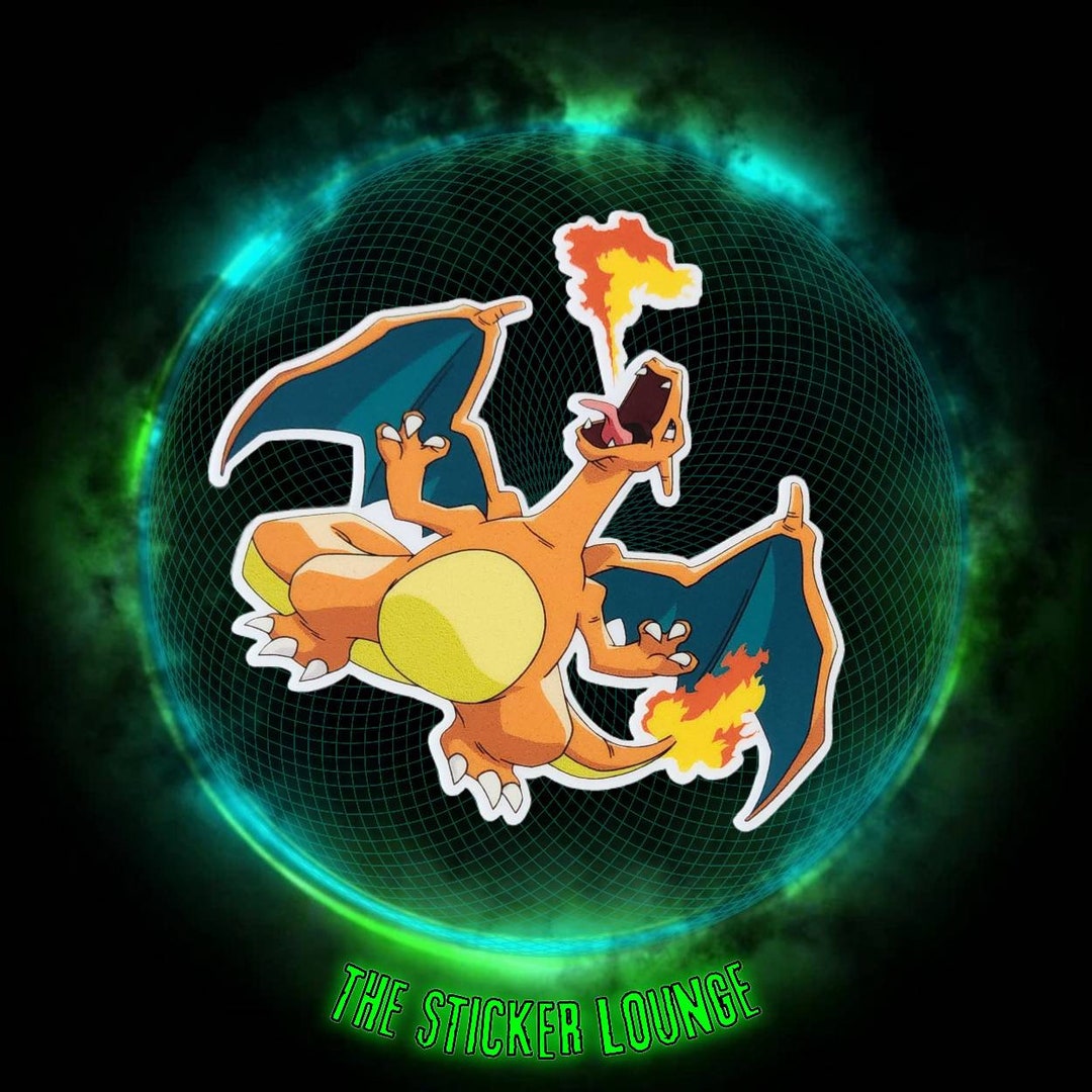 Charizard Sticker Fiery Companion: Charizard Loyal Partner Sticker for ...