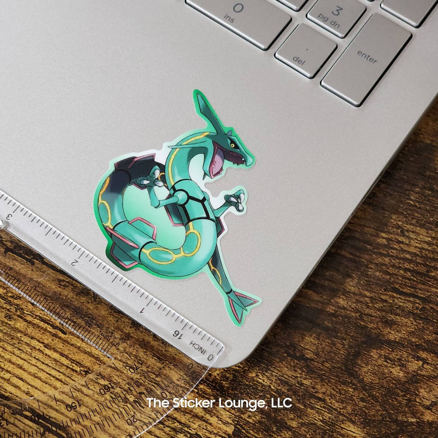 Rayquaza Pokémon Sticker Rayquaza Pokemon Card Sticker of - Etsy