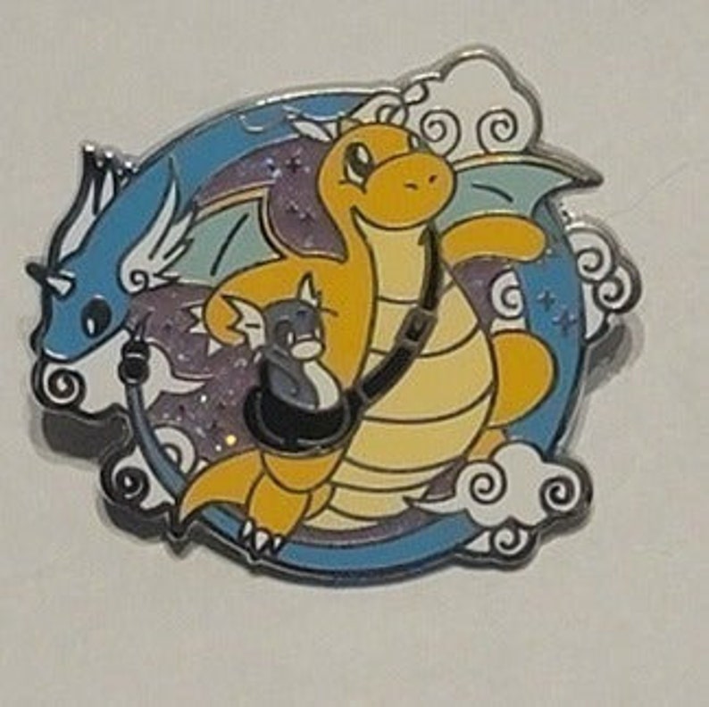 Pokemon Dratini, Dragonair, Dragonite Evolution Enamel Pin - Etsy