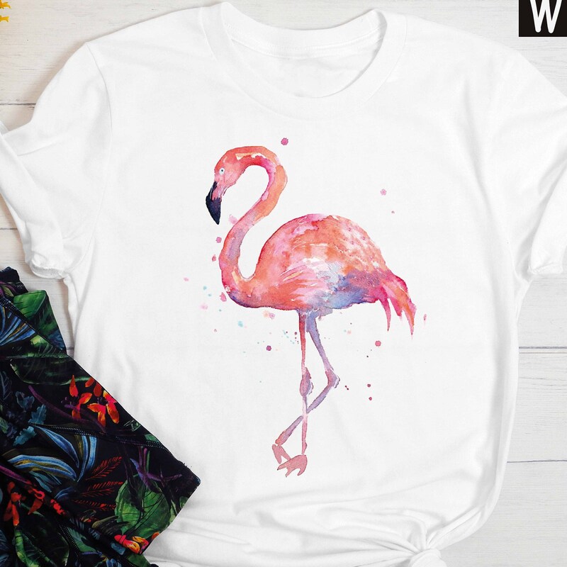 Flamingo T Shirts for Women - Etsy