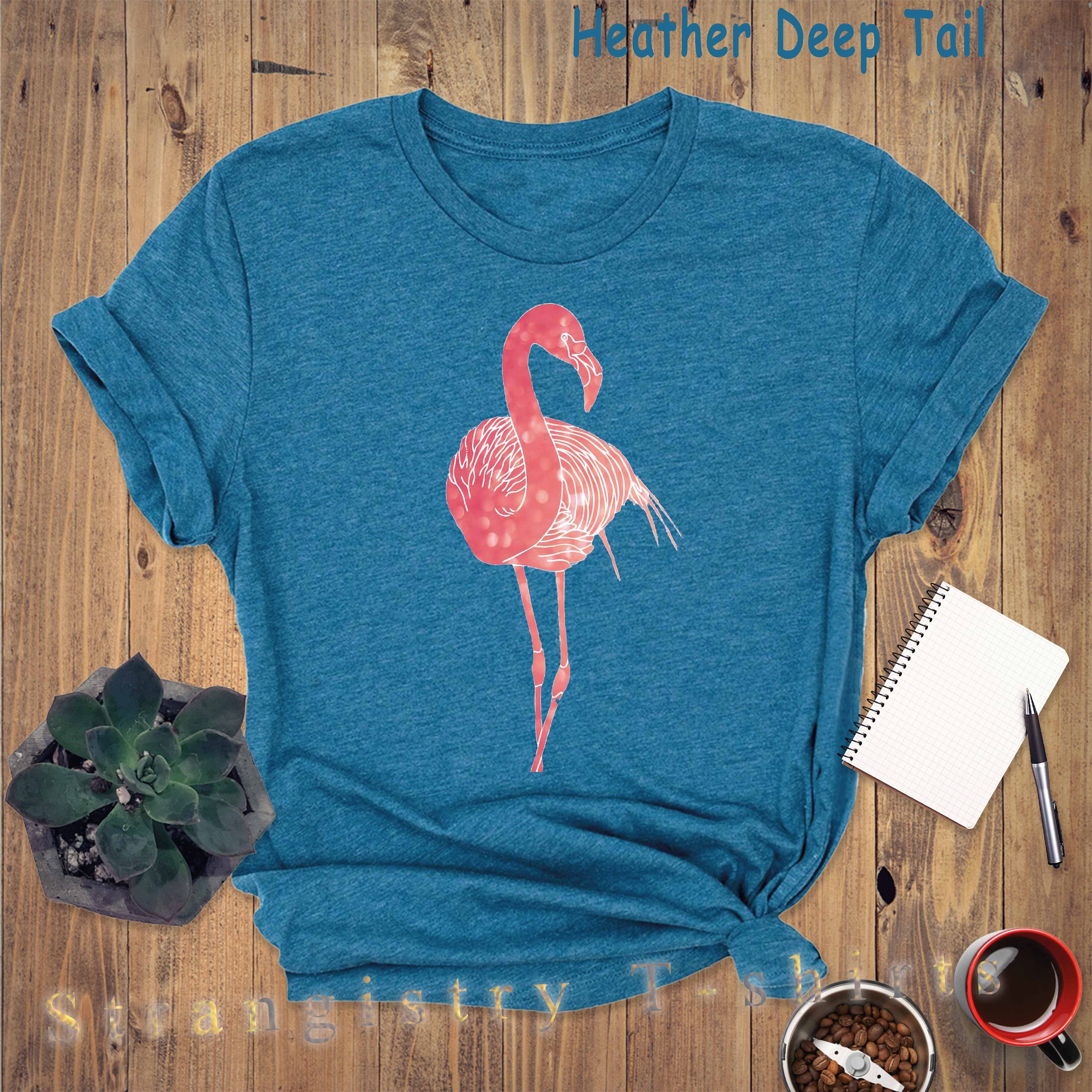 Flamingo Shirt. Flamingo Painting Shirt. Watercolour Flamingo Shirt ...