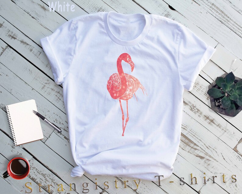 Flamingo Shirt. Flamingo Painting Shirt. Watercolour Flamingo Shirt ...