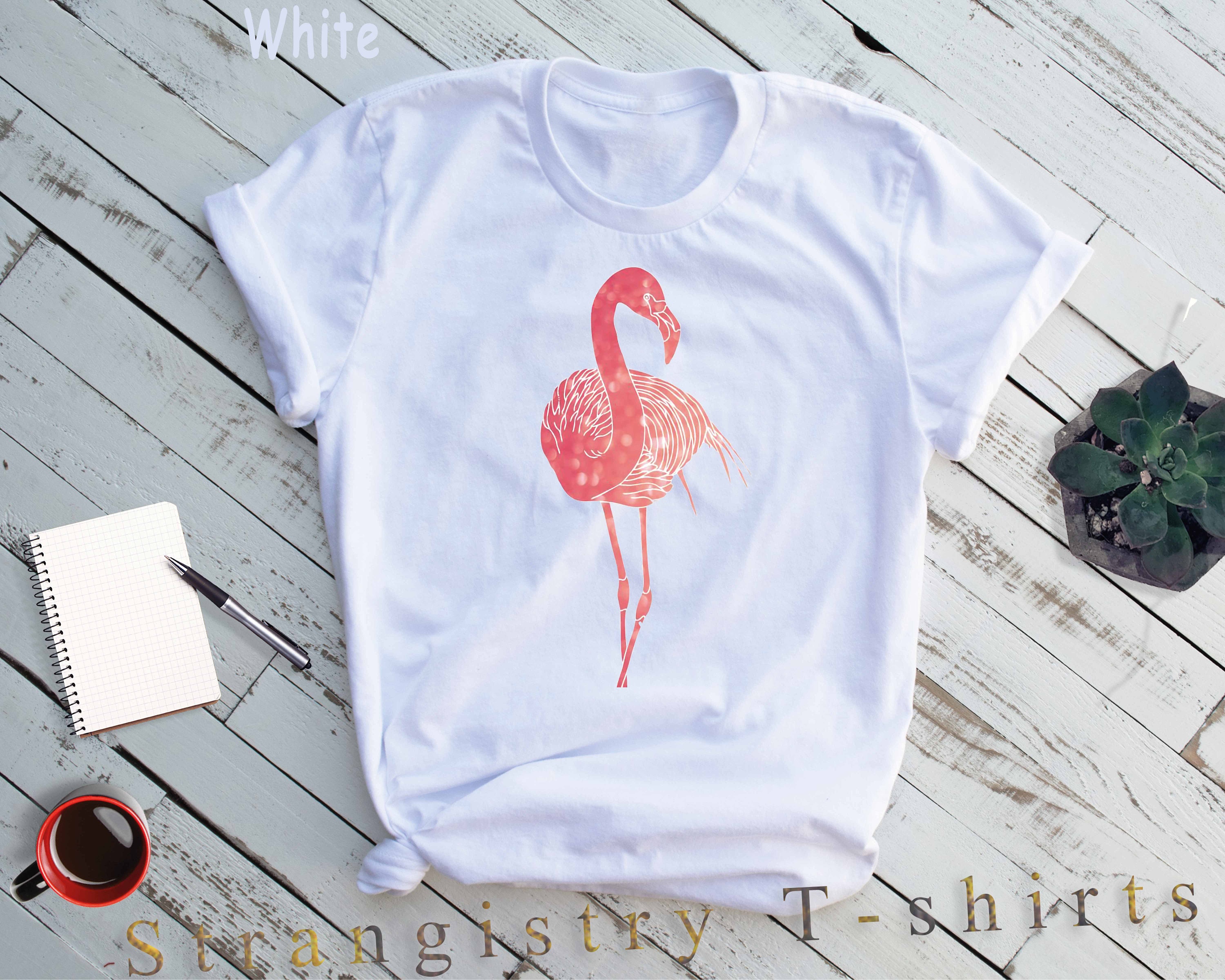 Flamingo Shirt. Flamingo Painting Shirt. Watercolour Flamingo Shirt ...