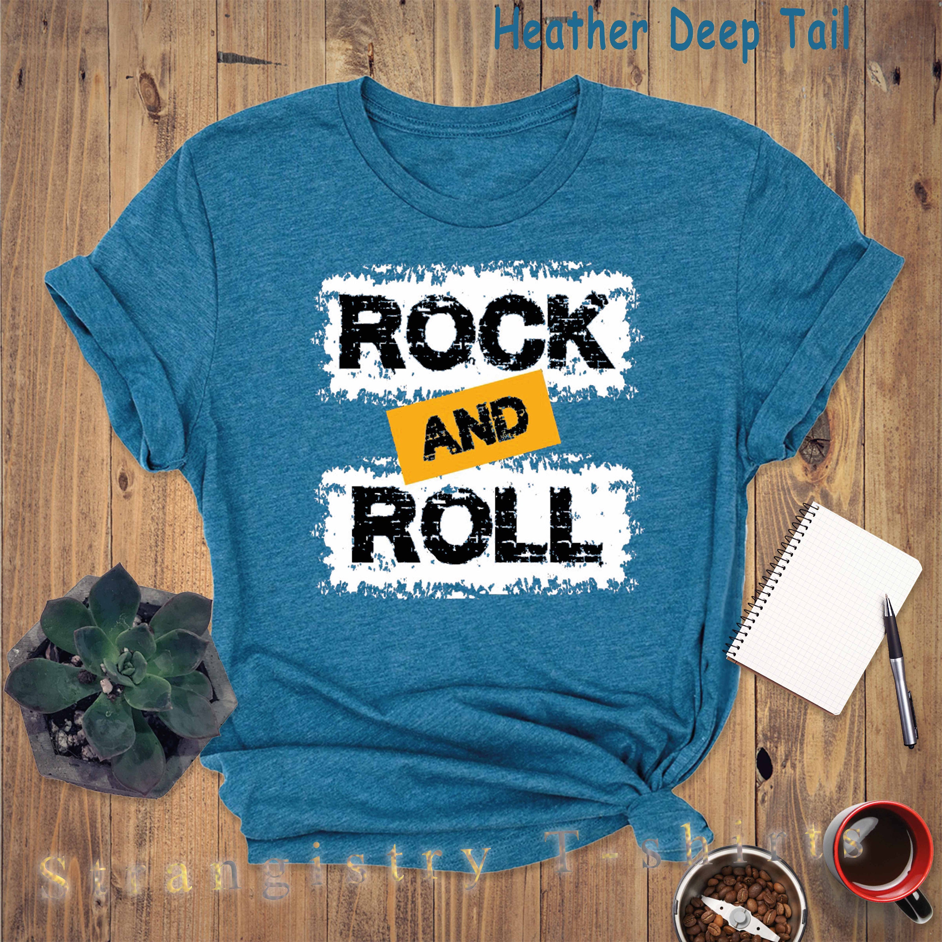 Rock and Roll Shirt. Rock Music Shirt. Rock and Roll Band Shirt. Rock ...