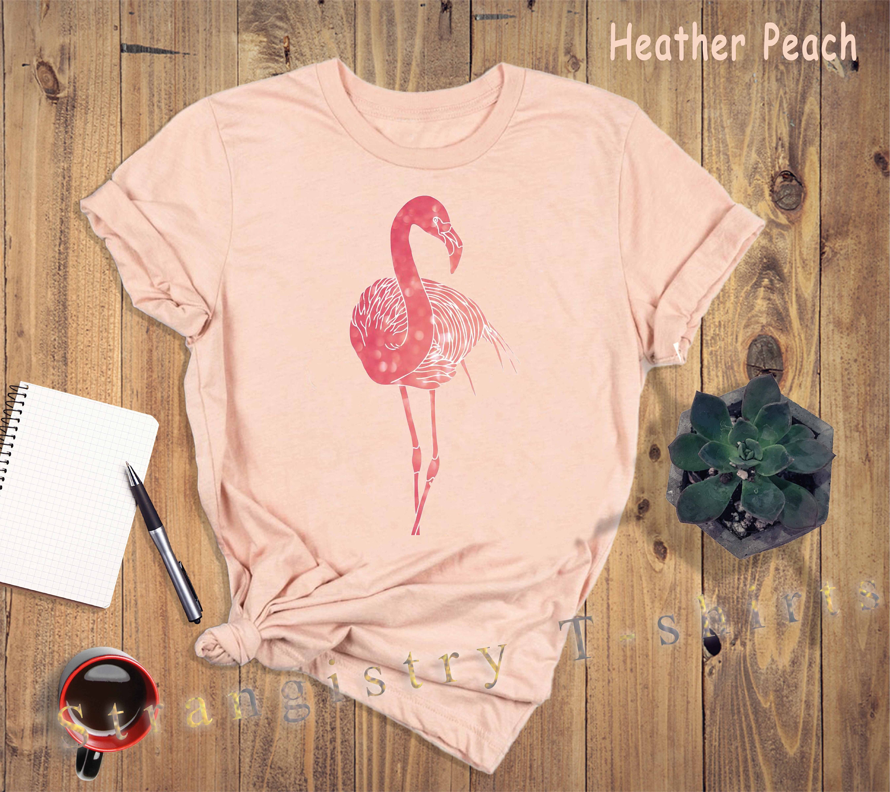 Flamingo Shirt. Flamingo Painting Shirt. Watercolour Flamingo Shirt ...